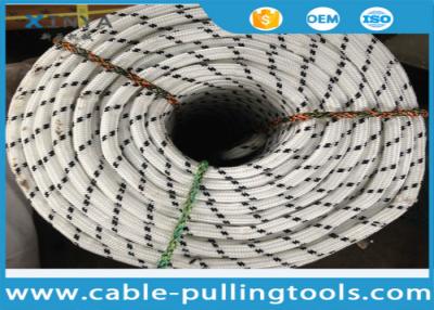 China 20mm Heavy-Duty Double Braided Nylon Rope with 8200KG Breaking Strength for Industrial Pulling for sale