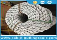 China 20mm Heavy-Duty Double Braided Nylon Rope with 8200KG Breaking Strength for Industrial Pulling for sale