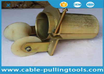 China Bell Mouth Cable Roller for Pulling 100mm Cable With Nylon Wheel for sale