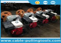China Durable Cable Winch Puller 5 Ton Capacity For Rope Pulling During Pole Erection for sale