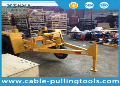 China Welded Steel Underground Cable Tools 2 Ton Cable Reel Trailer Cable Carriage Vehicle for sale