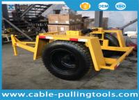 China Welded Steel Underground Cable Tools 2 Ton Cable Reel Trailer Cable Carriage Vehicle for sale