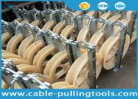 China 660mm Diameter Heavy-Duty Bundled Conductor Pulley Block with Nylon Wheel for Transmission Line Stringing for sale