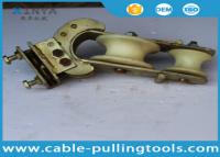 China 20KN Crossarm Mounted Transmission Line Stringing Tools Three Purpose Stringing Pulley Block for sale
