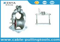 China SH10TY Universal Power Line Stringing Block Roller with 10KN Rated Load and Aluminum Wheel for Overhead Transmission Lines for sale