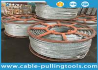 China Hexagon 12 Strands Galvanized Anti Twist Wire Rope Transmission Steel Pilot Rope for sale
