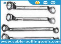 China Alloy steel Carbon Steel Double Offset Ring Spanner Wrench to tighten the bolt for sale