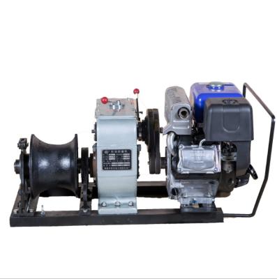 China Custom Engine Powered Winch / 5 Ton Cable Wihch With YAMAHA Engine for sale