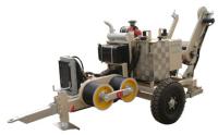 China 40KN Maximum Linepull Hydraulic Cable Puller with Diesel Engine for 220KV Transmission Line for sale