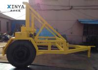 China 5 Ton Cable Drum Carriage , Cable Reel Trailer With Over Run Brake System for sale