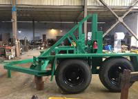 China Cable Push Pull Tools 10 Ton Cable Vehicle Drum Trailer , Cable Reel Trailer for sale