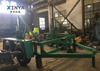 China Cable Push Pull Tools 10 Ton Cable Vehicle Drum Trailer , Cable Reel Trailer for sale