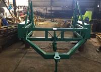 China Underground Cable Tools 12 Ton Cable Drum Carrier Cable Reel Trailer With Axis Bar for sale