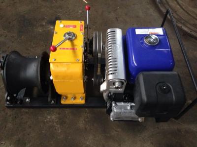 China Portable Hoisting Pulling Machine With YAMAHA Gas Powered Winch Capacity 5 Ton 50KN for sale