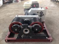 China 5tons Double Capstan Drum Winch With Trailer Can Match Honda / Yamaha Gasoline Engine for sale