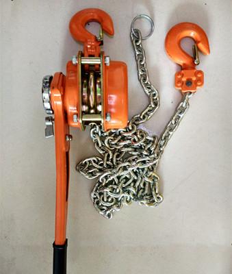 China 6 Ton Heavy Duty Lever Hoist with 1.5m Lifting Height and 10mm Chain for Construction Lifting for sale