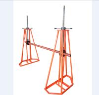 China Power Construction Tools Simple Reel Payout Stand 1- 5ton Mechanical Cable Stand for sale
