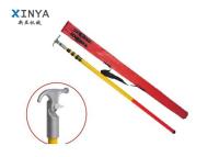 China 4 Section Insulated Telescopic Hot Stick Fiberglass Safety Tools 500KV for sale