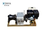 China 8 Ton Single Drum Gasoline Engine Powered Winch Cable Winch Puller for sale