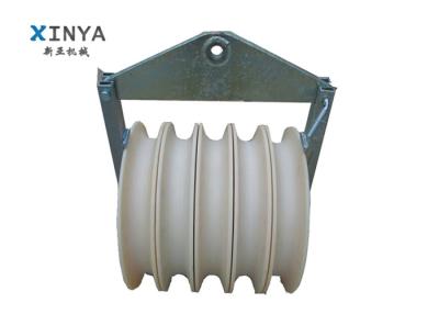 China Transmission Line Stringing Tools 916mm Diameter Stringing Pulley Block for Conductor for sale