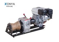 China 1 Ton Small Gasoline Capstan Winch Cable Pulling Tools With Honda GX160 5.5HP for sale