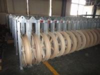 China SHDN660 Steel-Frame Single Conductor Stringing Block | 660mm Transmission Line Pulley for sale