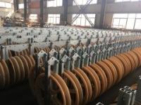 China SHDN660 Steel-Frame Single Conductor Stringing Block | 660mm Transmission Line Pulley for sale