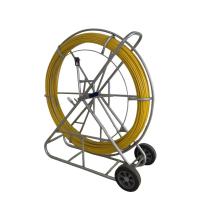 China High Tensile Strength Fiberglass Cable Duct Rodder with Smooth Protective Coating for Flexible Cable Pulling in Bends for sale