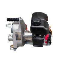 China Mini Lightweight Gasoline Hand Winch with 1000kg Capacity and Fast Drum Brake for Construction Lifting for sale