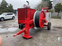 China 2x50KN Continuous Tension Hydraulic Tensioner with Diesel Engine and Electronic Control for Cable Stringing for sale