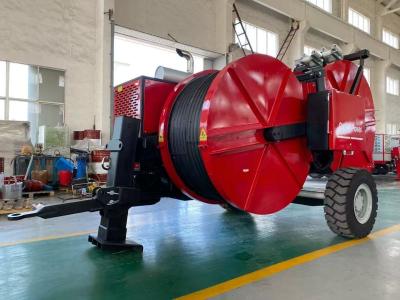 China 2x40KN Continuous Tension Hydraulic Cable Tensioner with Hydraulic Transmission and Electronically Controlled for Overhead Line Stringing for sale