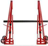 China Hydraulic Cable Drum Jack Heavy Load Hydraulic Cable Reel Stand for sale