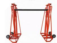 China Hydraulic Cable Drum Jack Heavy Load Hydraulic Cable Reel Stand for sale