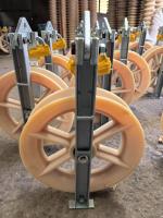 China Durable 1040mm Wheel Nylon Stringing Pulley Block for Overhead Power Line Installation for sale