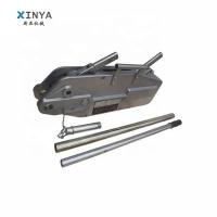 China Portable 3.2 Ton Manual Wire Rope Winch with 20M Lifting Height for Construction Hoist for sale