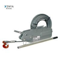 China 20 Meters Long Steel Wire Rope Manual Hoist Winch with 0.8-5.4T Capacity for Power Construction for sale