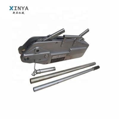 China Manual Mild Steel Tirfor Machine with 0.8-5.4T Capacity and 20m Lifting Height for Construction Hoist for sale