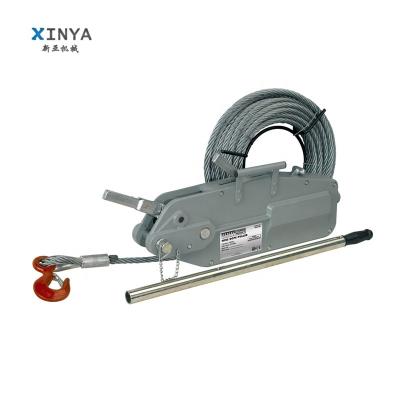 China 1.6-5.4ton Hand Wire Rope Hoist with 20M Lifting Height and 3.2T Max Load for Construction for sale