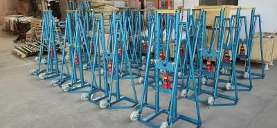 China 10 Ton Heavy Duty Hydraulic Wire Reel Jack Stand – Corrosion Resistant Cable Reel Stand for Industrial Use for sale