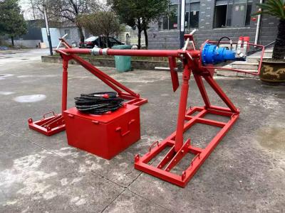 China SIPZ-7H Hydraulic Cable Drum Jack with 7T Capacity 2000 N.M Brake Force and 45 RPM Rotation Speed for Heavy-Duty Transmission Line Stringing for sale