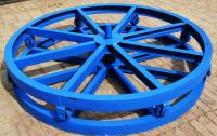 China Heavy-Duty Cable Drum Jack with 20-50 KN Rated Load and 800-1200mm Diameter Pallet for Smooth Cable Pay-Off for sale