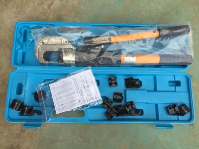 China 12-Ton Hydraulic Cable Crimper with 180° Swivel Head and Quick-Change Dies for Manual Pump Operation for sale