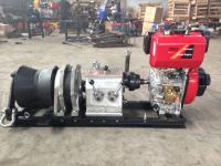 China 5 Ton Capacity Diesel-Powered Cable Winch Puller with High-Speed Operation for Transmission Line Installation for sale