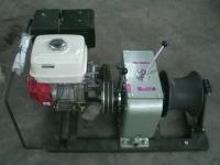 China 5 Ton Rated Capacity Petrol-Driven High-Speed Cable Winch Puller for Line Construction and Wire Lifting for sale