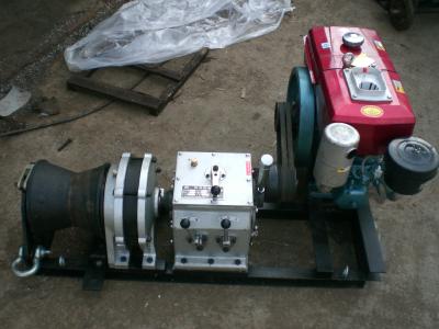 China 5-Ton Capacity Diesel Engine Powered Capstan Winch for High-Speed Cable Pulling and Lifting for sale