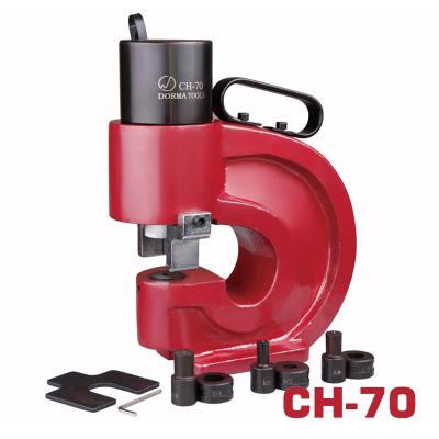 China CH70 Hydraulic Punching Machine with 35T Output and 110mm Depth of Throat for Precise Hole Cutting in Metal Sheets for sale