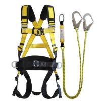 China Full Body Safety Harness with Two Large Size Forged Hooks, 45mm Webbing Width, CE and GB Certified for sale