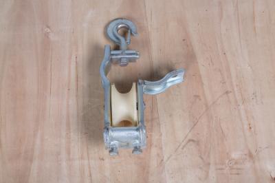 China Single Sheave Stringing Pulley Block with Corrosion-Resistant Finish for Compact & Lightweight Cable Stringing for sale