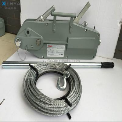 China 5 Ton Capacity Cable Winch Puller with Safety Latch and Steel Construction for Industrial Pulling Tasks for sale