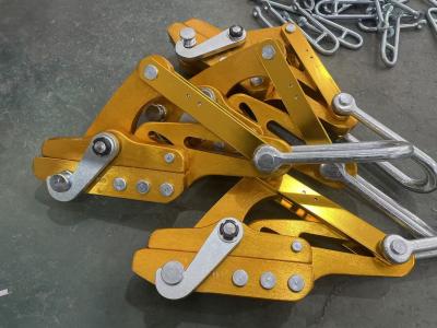 China 8–20mm 16–25kN Aluminum Alloy Come Along Clamp for OPGW Power Line Installation for sale